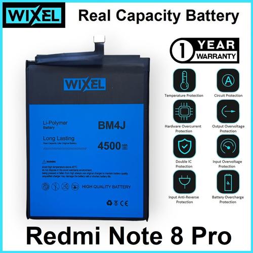 Promo WIXEL Baterai XiaoMi BM4J Redmi Note 8 Pro Batre Batrai Double ...