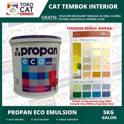 Jual CAT INTERIOR PROPAN ECO EMULSION WARNA WHITE 9101 5 KG - Kota ...