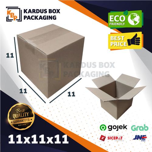 Jual KOTAK 11x11x11 cm PACKING BOX Kardus Packaging Corrugated POLOS ...