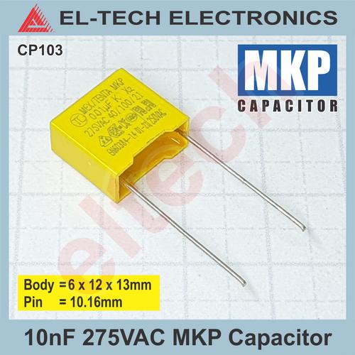 Jual MKP 10nF 22nF 33nF 47nF 68nF 275VAC Capacitor Kapasitor - 22nF ...