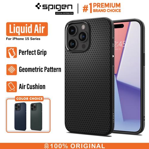 Jual Case iPhone 15 / Pro / Promax Spigen Liquid Air Soft Flexible ...