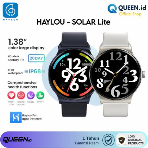 Jual Haylou Solar LS05 LITE Smart Watch IP68 GLOBAL Smartwatch Touch ...