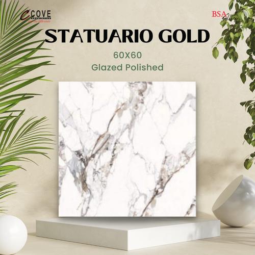Jual COVE GRANITE STATUARIO GOLD 60X60 / GRANIT LANTAI DINDING MOTIF ...