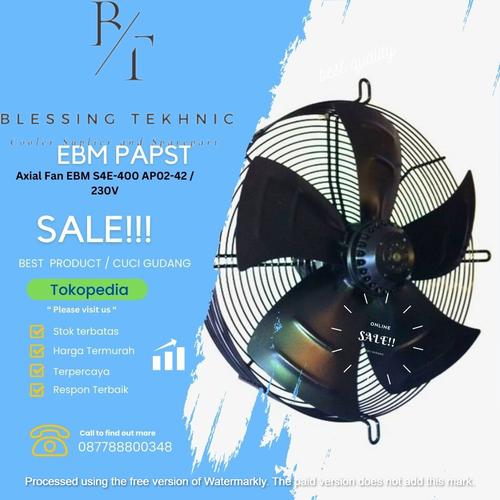 Jual Axial Fan EBM S4E-400 AP02-42 / 230V - Jakarta Utara - Blessing ...
