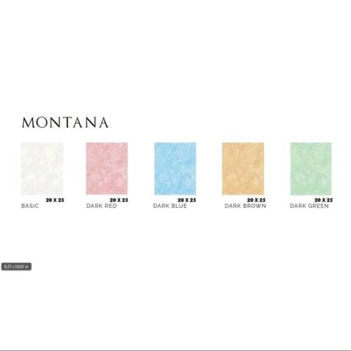 Jual keramik asia tile montana glossy ukuran 20x25 - Dark Red - Kota ...