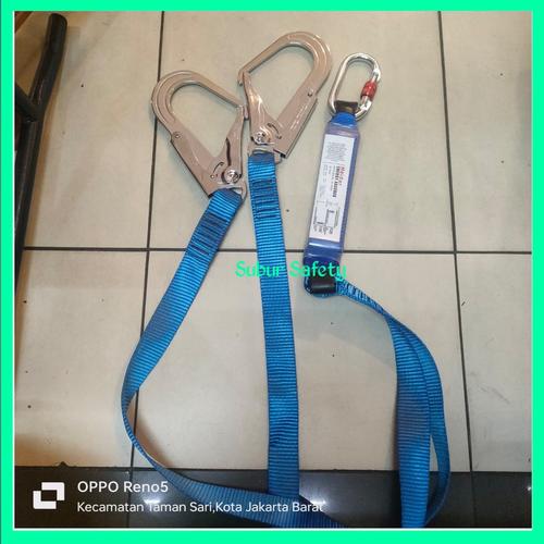 Jual Lanyard Webbing Double Big Hook + Absorber Haidar - Jakarta Barat ...