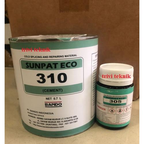Jual lem perekat karet,rubber adhesive sunpat eco 310 hardener 305 ...