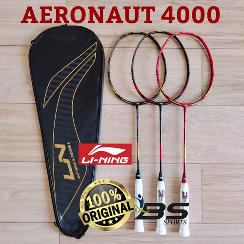 Jual RAKET BADMINTON LINING AERONAUT 4000 BOOST COMBAT 4000 4000B 4000C ...