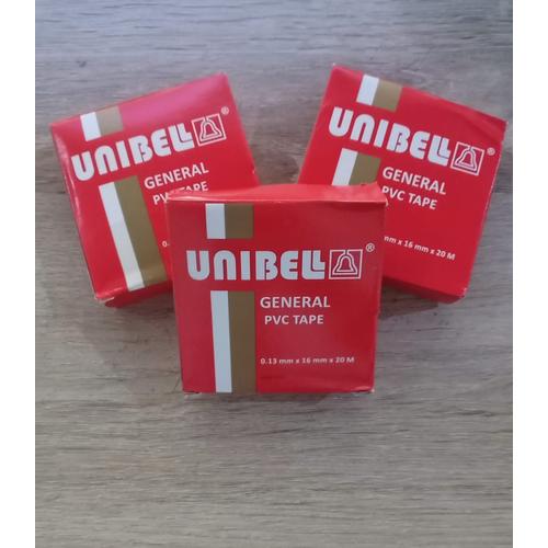 Jual Unibell Isolasi Kabel Listrik Warna Hitam 20 Meter, isolasi Unibel ...