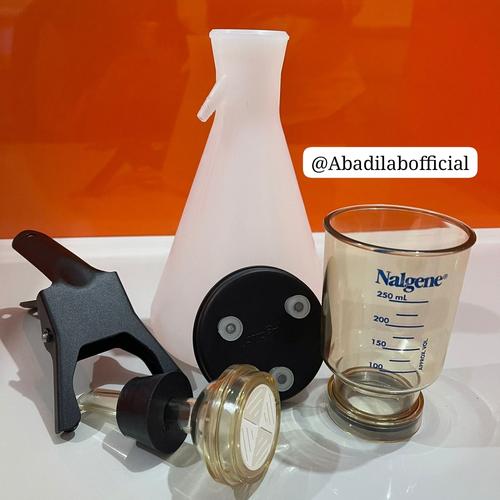 Jual Set Vacuum Filtration Funnel with Clamp 47mm plus Filtering Flask ...