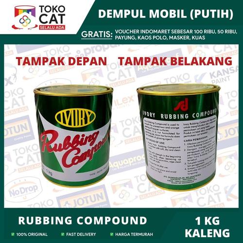 Jual RUBBING COMPOUND IVORY / KOMPON PUTIH IVORY 1KG - Kota Bekasi ...