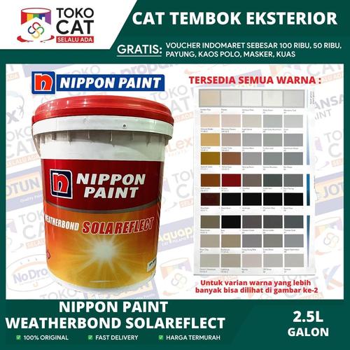 Jual Nippon Weatherbond Solareflect Brilliant White / Putih 2.5 L Galon ...