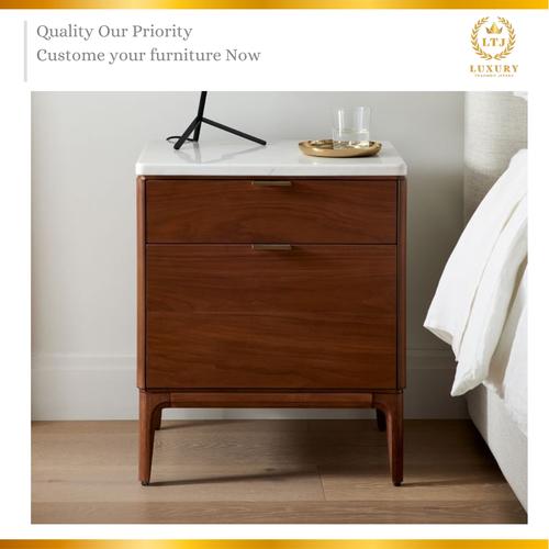 Jual Nakas / Drawer / Beside Tabel Kayu Jati Dengan Marmer Modern by ...