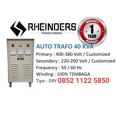 Jual Step Down Trafo 40 KVA / Auto Trafo 40 KVA merk RHEINDERS Full ...