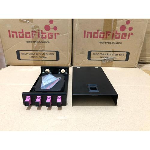 Jual Roset besi 4 core SC Multimode OM4 / mini OTB 4 port SC OM4 ...