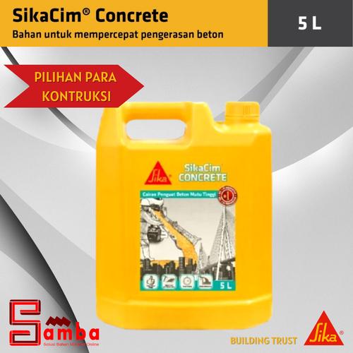 Jual SIKACIM Concrete Additive 5 liter /Obat Cor pengeras Beton ...