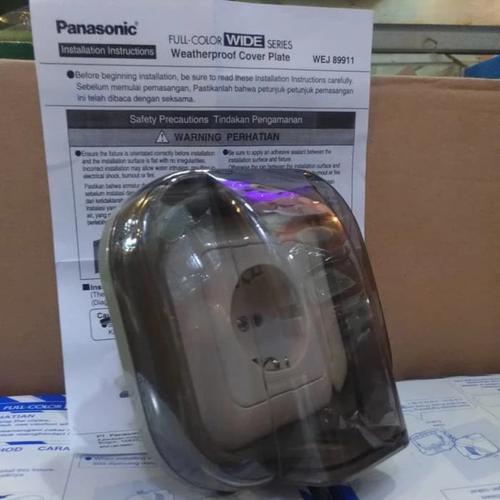 Jual Panasonic COVER WATERPROOF Saklar Stopkontak WEJ 89911 Pelindung ...