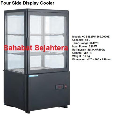 Jual Four Side Display Cooler XC 58L Showcase pendingin - Jakarta Timur - sahabatsejahteragroup ...