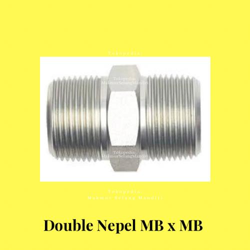 Jual Double nepel 3/4" DN 12 MB x 12 MB NPT male - Jakarta Pusat ...