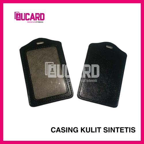 Jual CASING ID CARD KULIT SINTETIS / GANTUNGAN ID CARD / ID CARD HOLDER ...