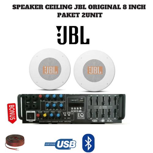 Jual Paket Speaker Plafon JBL 8 inch Original 2 unit/ Speaker Ceiling ...