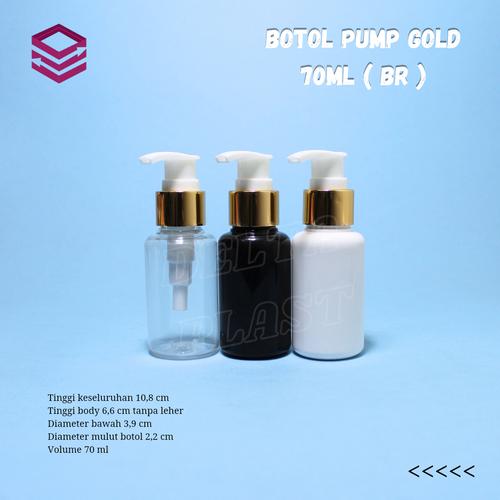 Jual botol pump 6oml tubular / botol pump 60/70 ml tubular - Pump Gold ...