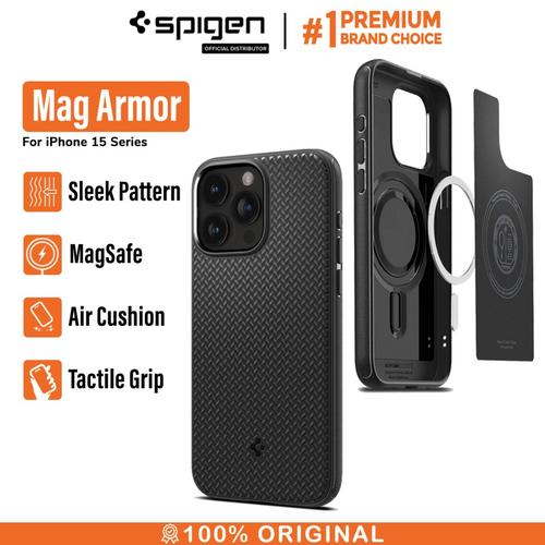 Promo Case iPhone 15 Promax / Pro Spigen Mag Armor Magnetic MagSafe ...