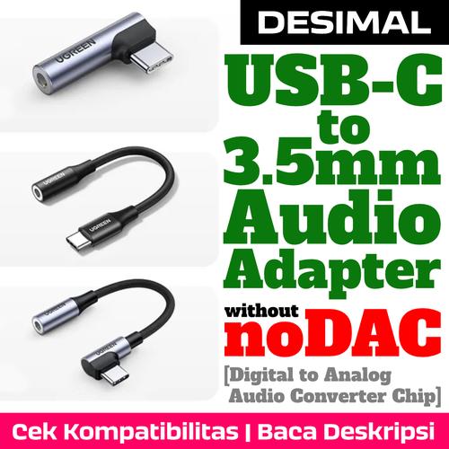 Jual UGREEN USB C to Headset 3.5mm Audio Adapter for Poco X3 GT + Poco F3 - Con.Siku noDAC - Kab ...