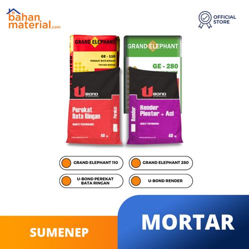 Jual Mortar Grand Elephant110, U-Bond Perekat, U-Bond Render Cabang ...