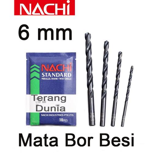 Jual Mata Bor Besi Naci 6mm Mata Bor Nachi 6mm Besi Mata Bor Besi HSS ...