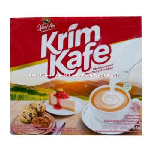 Jual Kapal Api Krim Kafe 50sachet Non Diary Creamer Krimer Krim Kopi ...