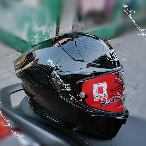 Jual KYT R2R REPN WD CARBON BLACK GLOSY - Hitam, XL - Kab. Bogor ...