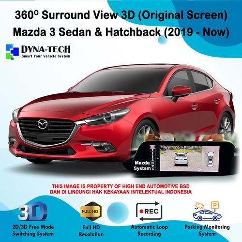 Jual MAZDA 3 - Kamera 360 Surround View Camera Mazda 3 2019 - Mazda ...