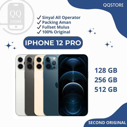 Jual iPhone 12 Pro 128GB/256GB/512GB Second Mulus Normal Fullset ...