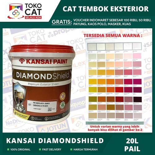 Jual KANSAI PAINT DIAMOND SHIELD 20 LITER PAIL CAT WARNA PUTIH ...