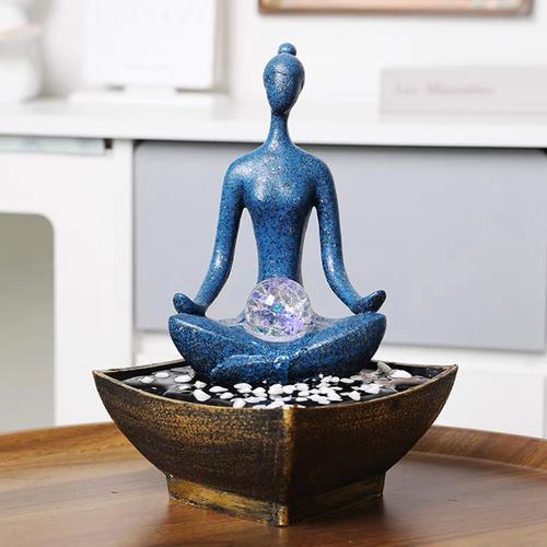 Jual Pajangan Air Mancur Mini Yoga Meditasi Fengshui Waterfall Mengalir Tipe B Kota Batam