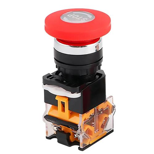 Jual EMERGENCY STOP BUTTON 22MM NO NC TOMBOL EMERGENCY STOP NO/NC ...