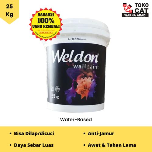 Jual CAT TEMBOK WELDON INTERIOR 25 KG VARIAN WARNA 2 - 7002 SNOW WHITE ...
