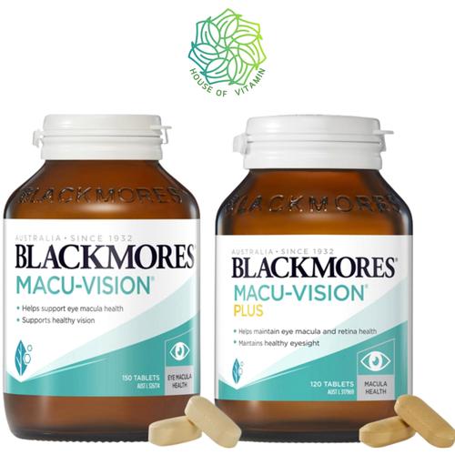 Jual Blackmores Macu Vision Eye Care Vitamin 150 Tablets / Plus 120 ...
