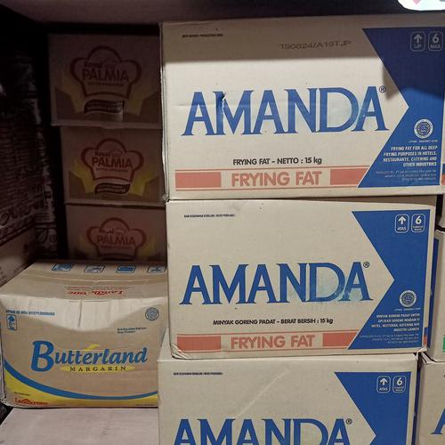 Jual Amanda Frying Fat 15 kg (Minyak Padat Goreng Donat atau Ayam ...
