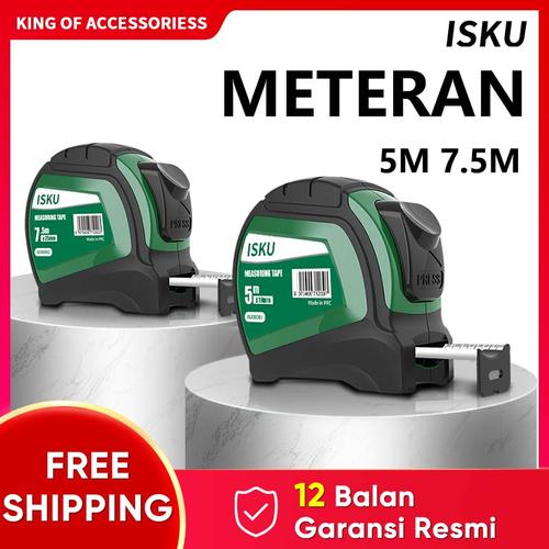 Promo Isku Meteran 5m 7.5m /Tape Measure /Measuring tape 7.5M - 5M ...