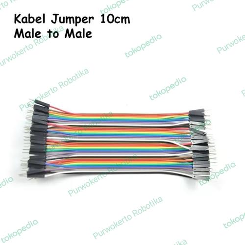 Jual kabel jumper male female 40 pcs 10 cm arduinoo Uno, nodemcu esp ...
