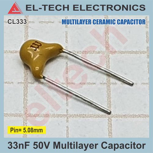 Jual CT4 33nF 33 nF KpF Nano Farad Multilayer Ceramic Capacitor ...