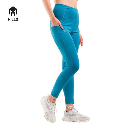 Promo MILLS Celana Legging Wanita Javi Tight Women 12002 - Teal - S ...