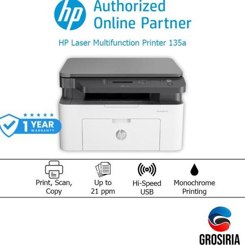 Jual EL HP Laser MFP 135A / Print / Scan / Copy / USB [4ZB82A] - Kota Surabaya - Scorpius ...