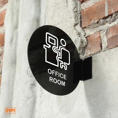Jual Office Room signage - papan akrilik - sign board pop up lingkaran ...