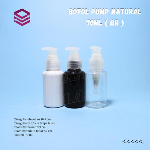 Jual botol pump 60 ml / 70 ml, botol lotion pump 60ml - Botol hitam ...