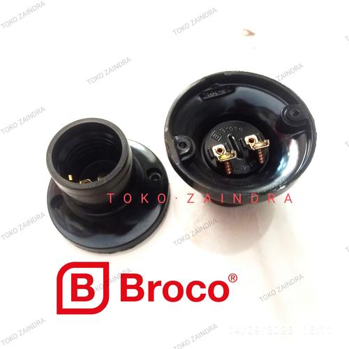Jual Fitting lampu tempel plafon Broco hitam - Procyon - Kab. Jember ...