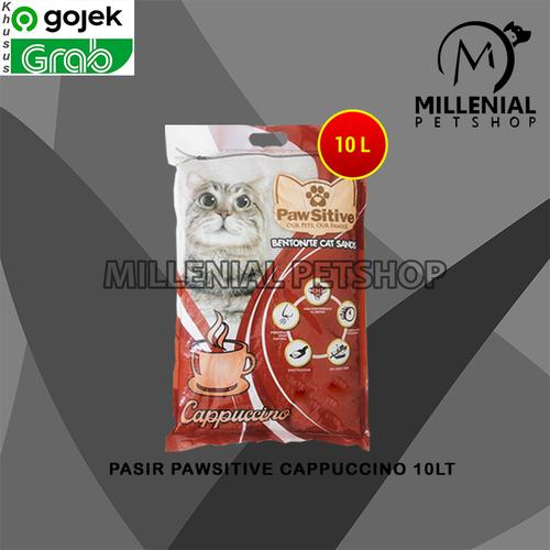 Jual Pasir Kucing Pawsitive clumping 10 litr Gumpal wangi 10ltr catsand ...