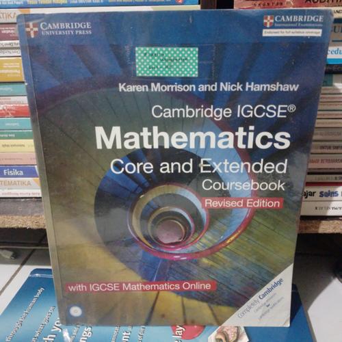 Jual Cambridge igcse Mathematics Core and extended coursebook revised ...